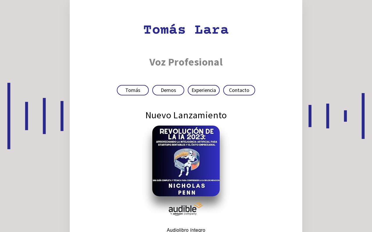 Tomás - Voz Profesional